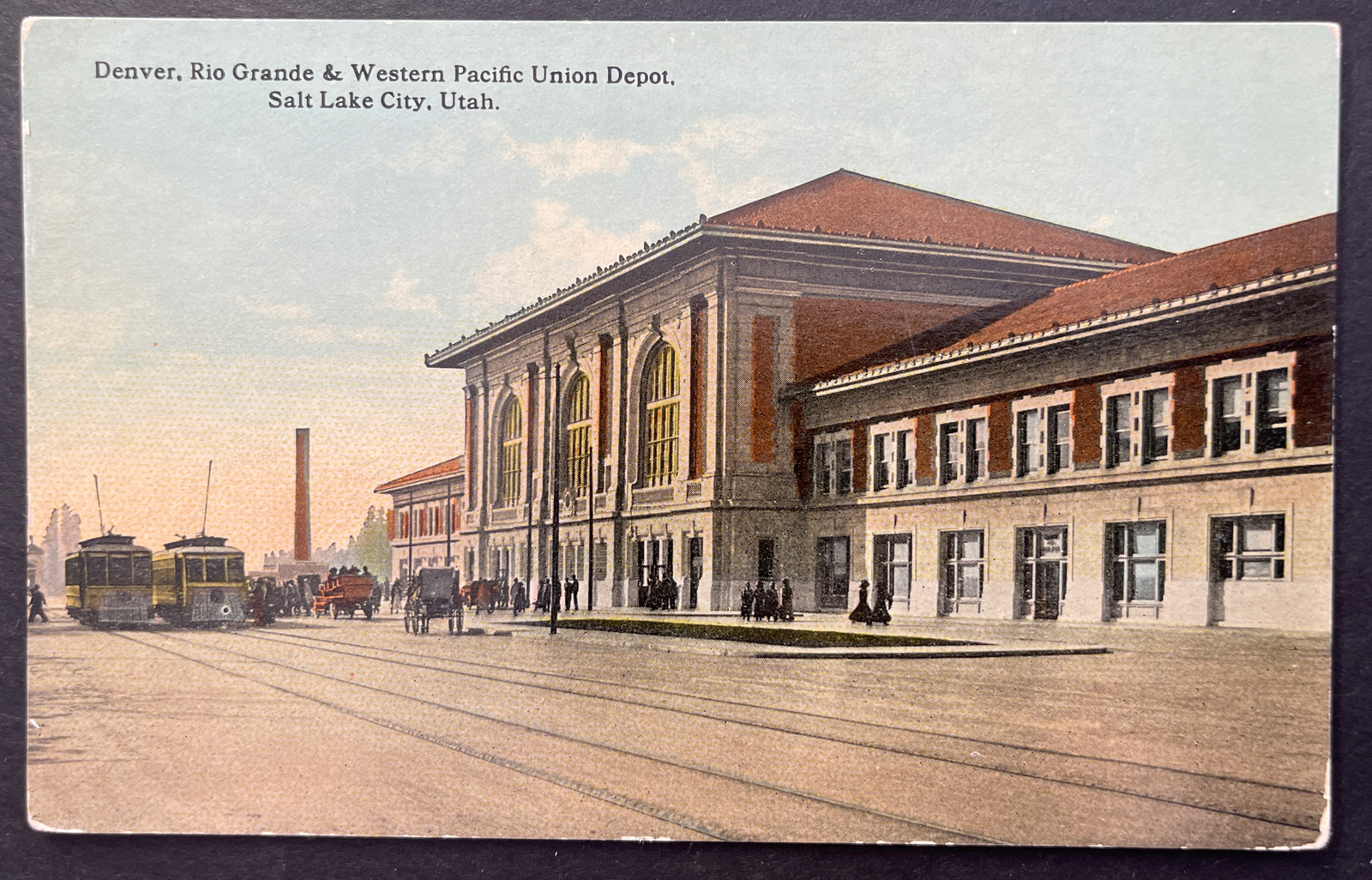 Denver Rio Grande & Western Pacific Union Depot Salt Lake City Utah ...