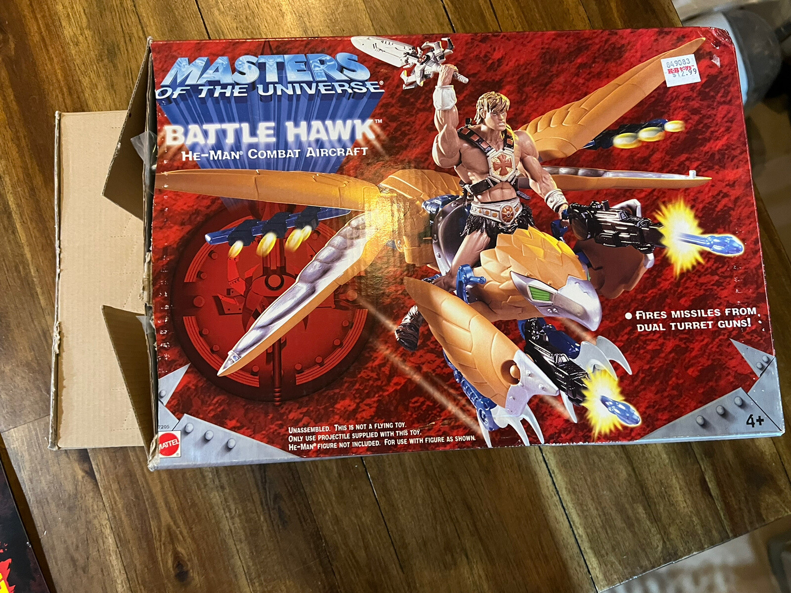 MOTU BATTLE HAWK 200X MASTERS OF THE UNIVERSE HE-MAN OB MATTEL 2001 ...