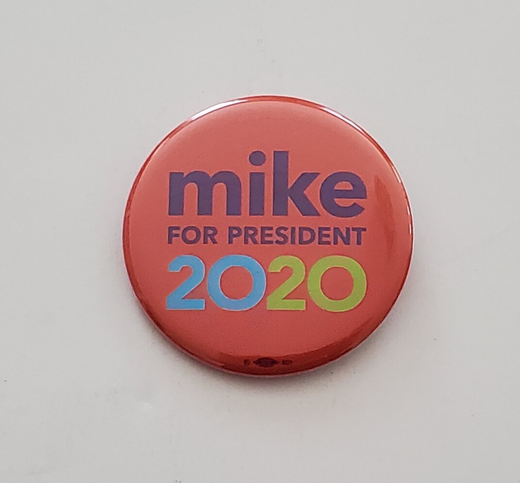 Official Michael Bloomberg For President 2020 Campaign 2.25" Button Pin ...