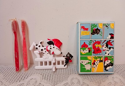 Vtg Avon Spotty To The Rescue Plastic Toothbrush Holder & 2 ...