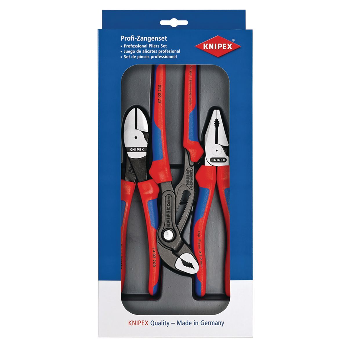 KNIPEX 002011S Diagonal Cutting Pliers/Nippers - 3 Piece for sale ...