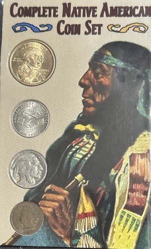 Complete Native American Coin Set / 4 Coins | eBay