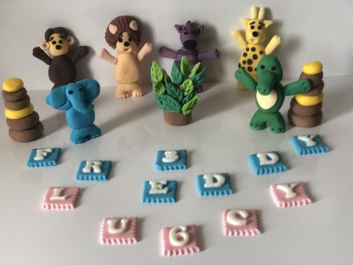 Unofficial Raa Raa Noisy Lion personalised cake topper Cbeebies jungle ...