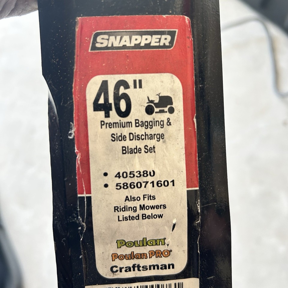 2-Blade Set SNAPPER Murray 46" Cutting Deck Snapper Hop Brands Blade ...