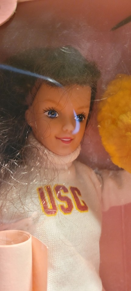 Vtg 90s USC Collegiate Cheerleader Doll. BRUNETTE. IOB. See Photos ...