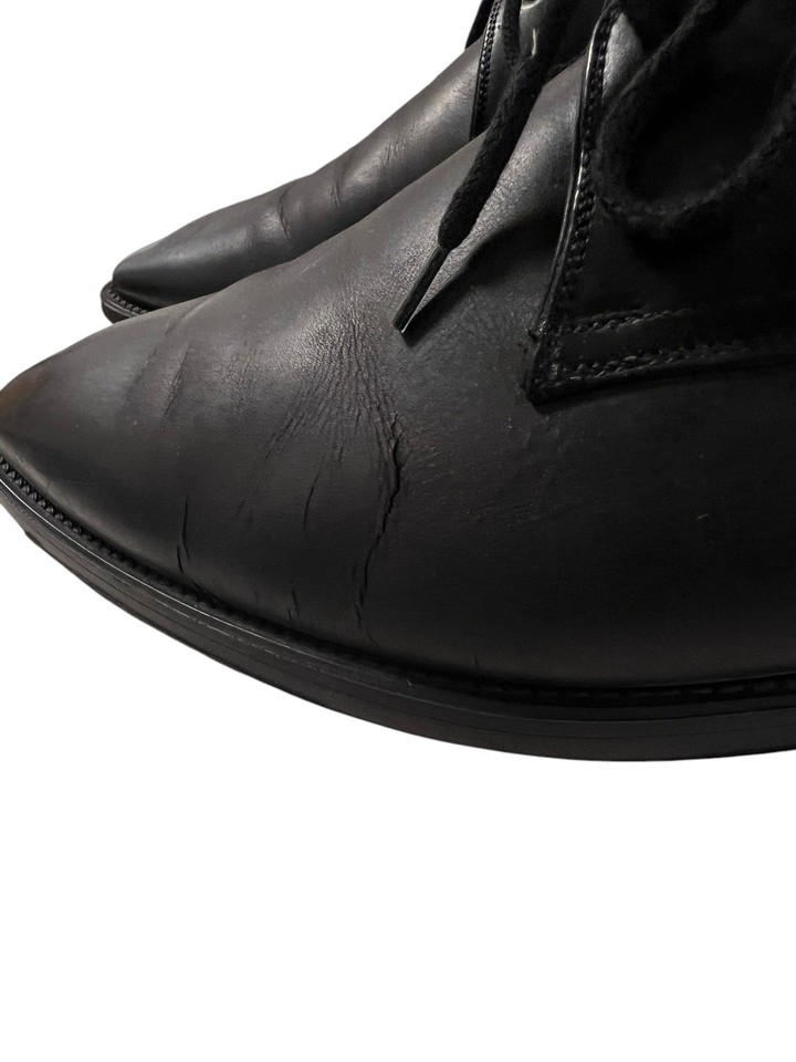 Santoni Salem Cap Toe Oxford Black Size 11.5D Men's Shoes 241551 | eBay