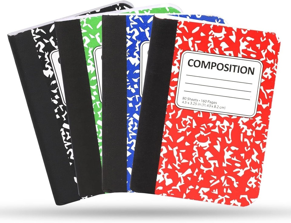 Mini Composition Notebooks, Mini Composition Books Bulk, Small Pocket ...