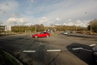 Photo 12x8 Portmore Roundabout where the A361 meets the A39 Barnstaple ...