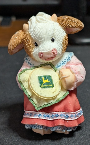 Enesco Mary's Moo Moos "Stitched With Love. From Moo Heart" John Deere ...