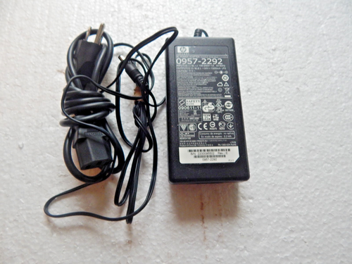 HP 24V AC DC ADAPTER FOR HP 0957-2292 PRINTER 24VDC SWITCHING POWER ...