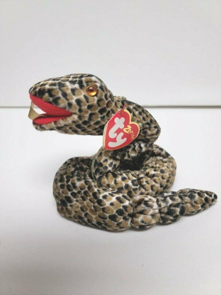 Beanie Boo Snake TY Beanie Babies BBOC Card Series 2 Birthday (GOLD)