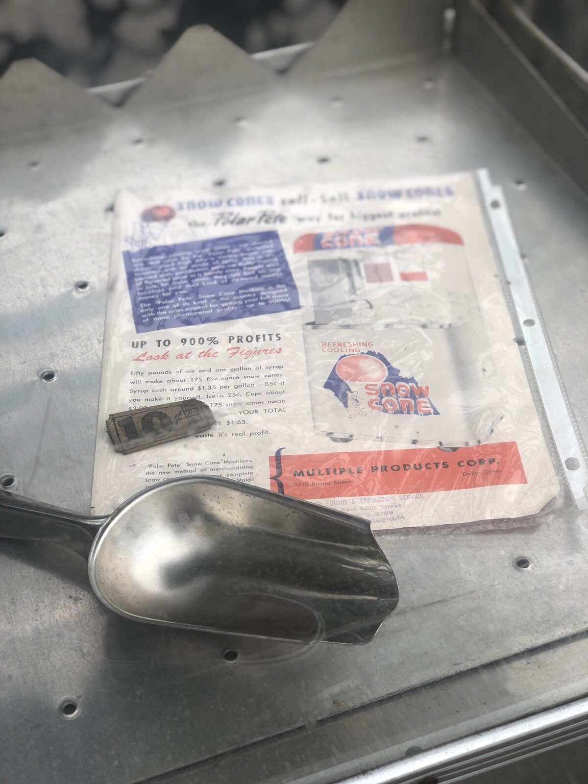 Rare Original 1950s Polar Pete Snow Cone Vending Machine Street Vendor ...