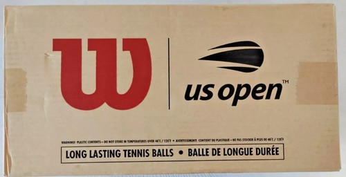 New Sealed WILSON US Open Tennis Balls - Extra Duty 24 Can Case | eBay