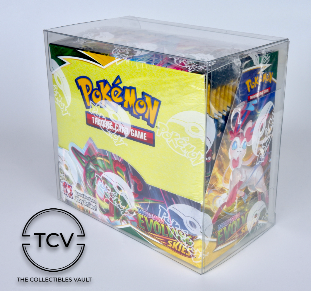 Pokémon Booster Box Protector Case - 0.6mm Thickness Strong Plastic (1 ...