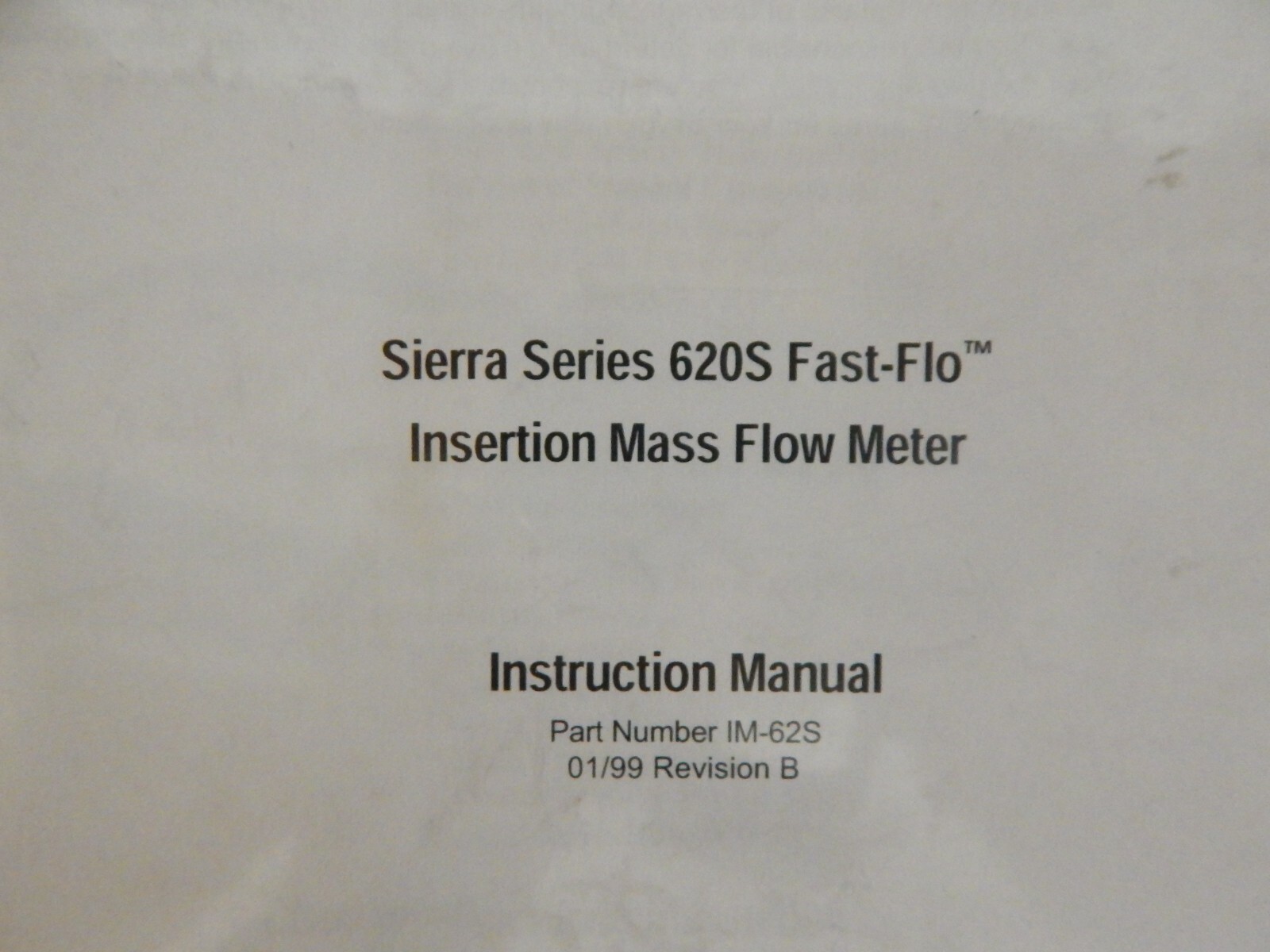 SIERRA INSTRUMENTS, BOILER TRAK, 620S-BT-L09-M1-EN2-V4-DD-9, Gas Flow ...