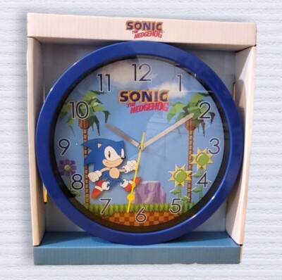 Sonic The Hedgehog 9.5 inches Wall Clock. Office Home Wall Decor Video ...