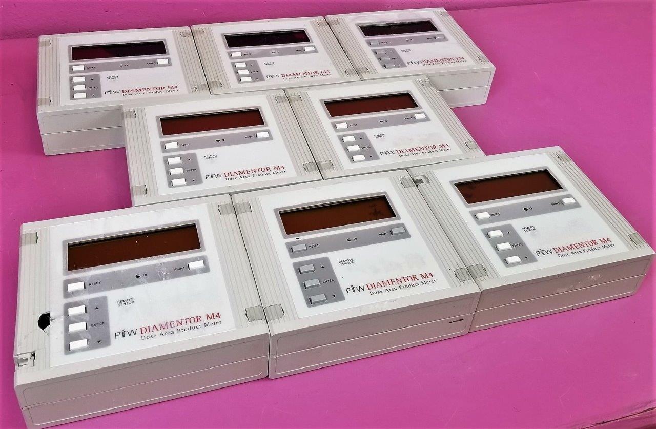 LOT of EIGHT (8) PTW FREIBURG DIAMENTOR M4 DOSE AREA PRODUCT METER ...
