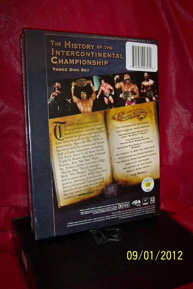 WWE History of the Intercontinental Championship (DVD, 2008) | eBay