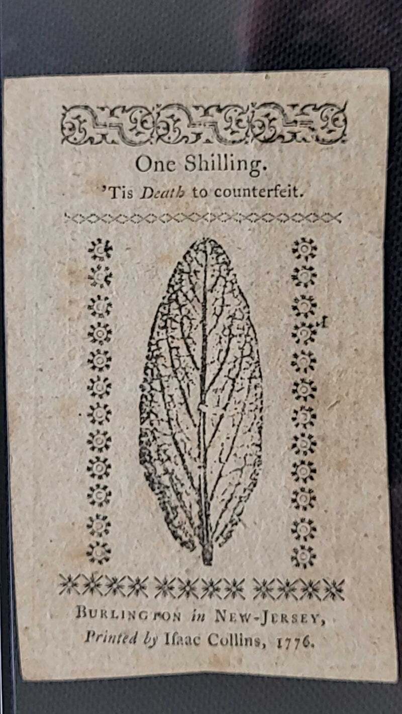 1776 One Shilling Note FR. NJ-175 John Hart | Grelly UK