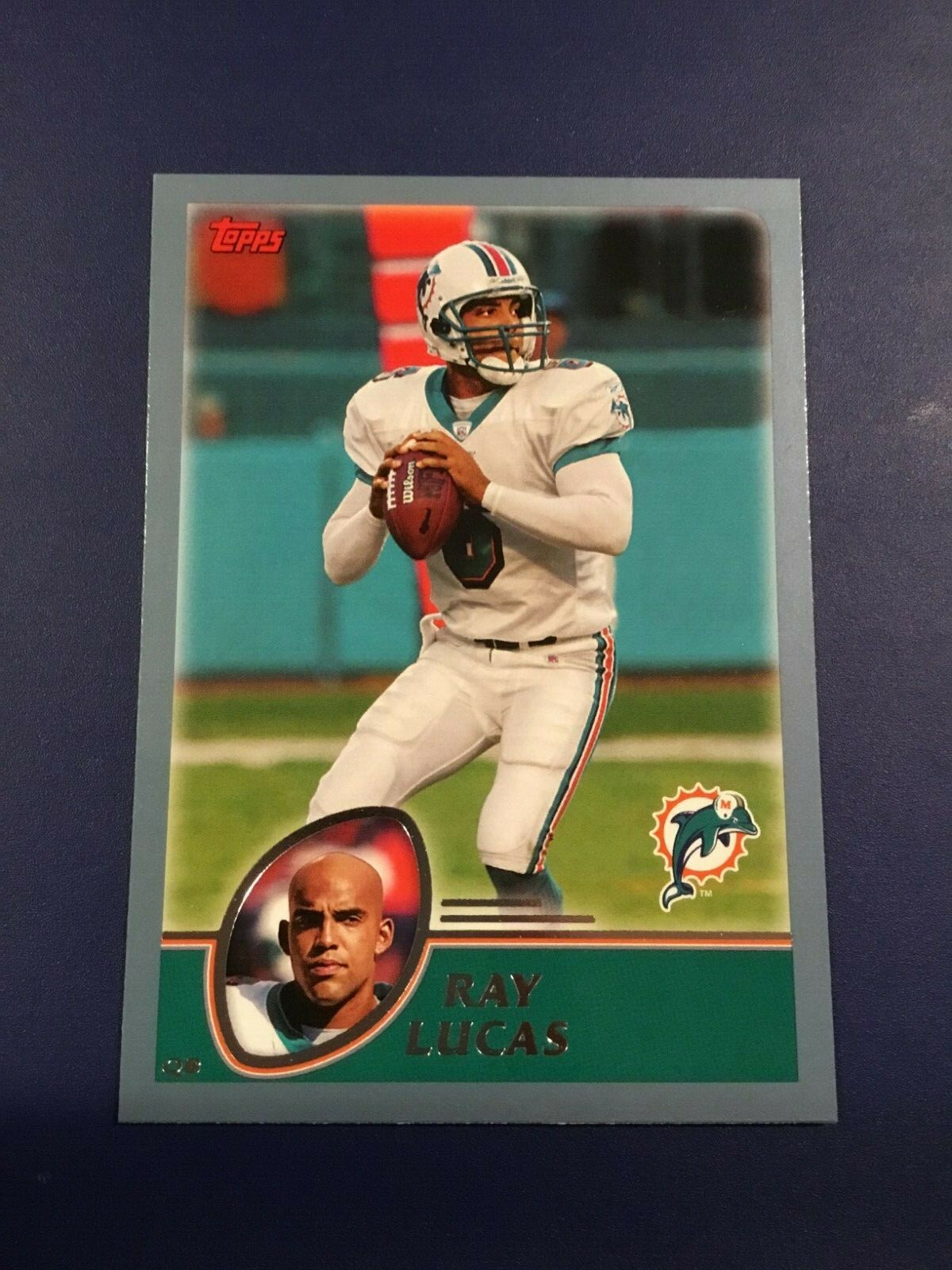 2003 Topps # 260 RAY LUCAS Miami Dolphins Rutgers Harrison New Jersey ...