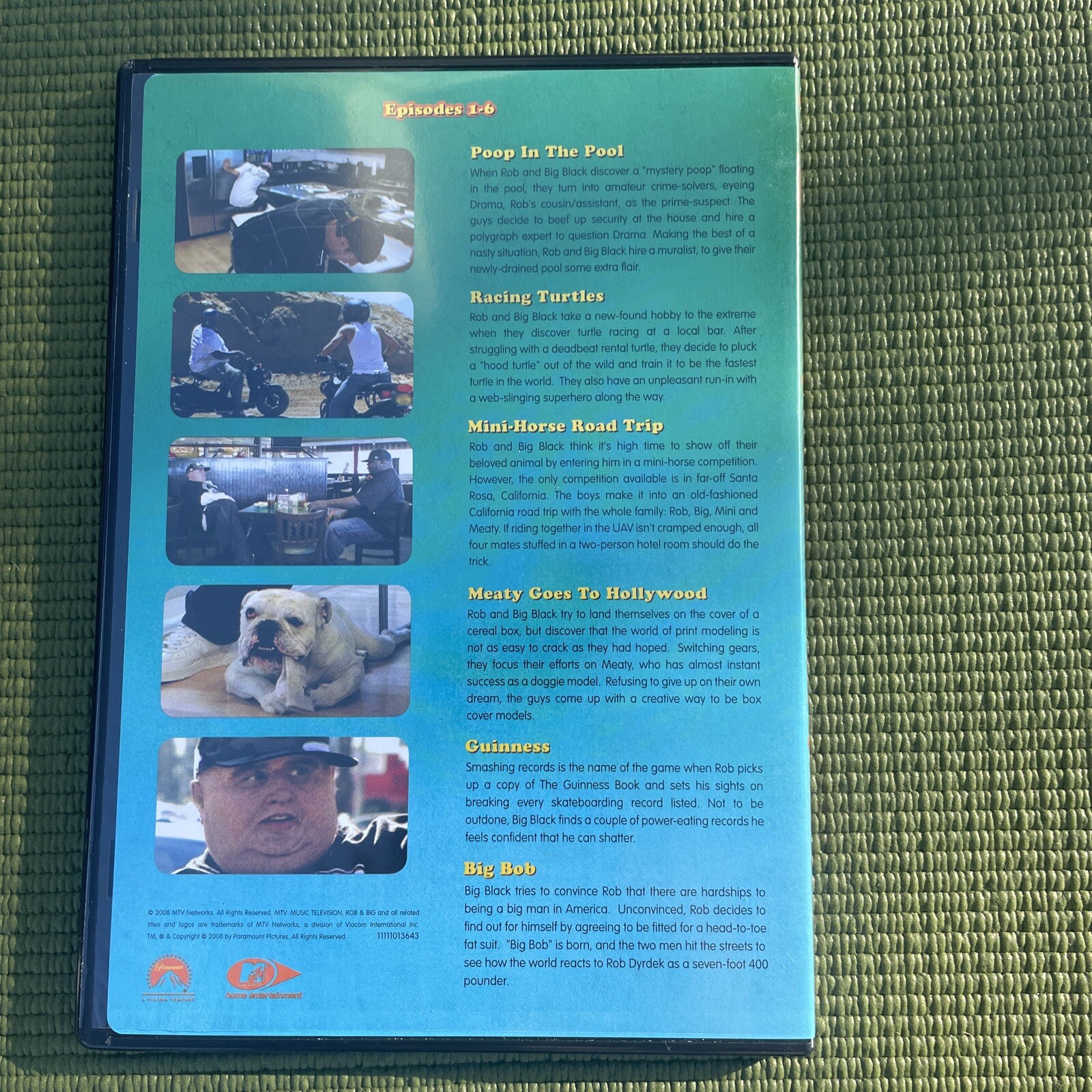 Rob And Big Cereal Box