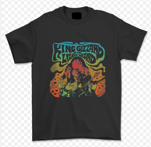 King Gizzard And The Lizard Wizard t shirt,! Colorfull, graphic print ...
