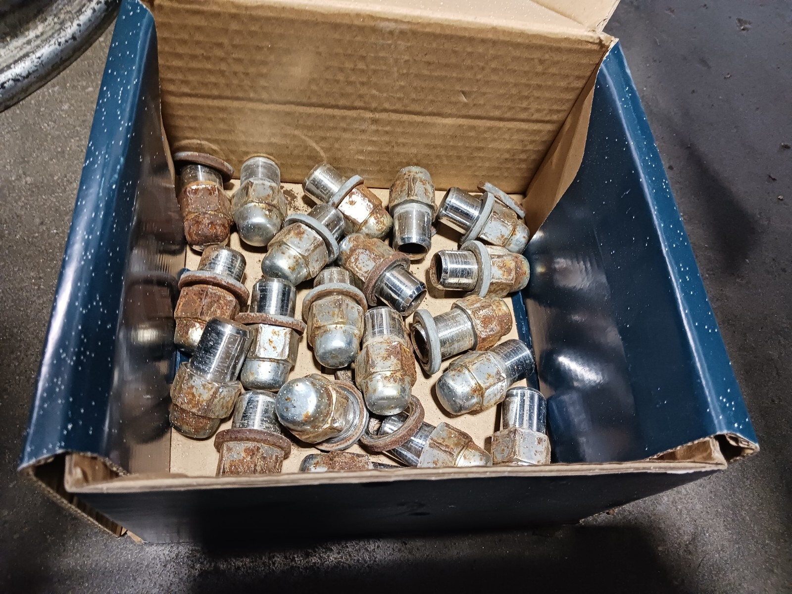 14X7" AMERICAN RACING STYLE ALUMINUM WHEELS + CAPS + LUG NUTS SUPER ...