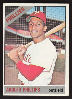 Adolfo Phillips 1966 Topps Rookie #32 Philadelphia Phillies EX |0204 | eBay