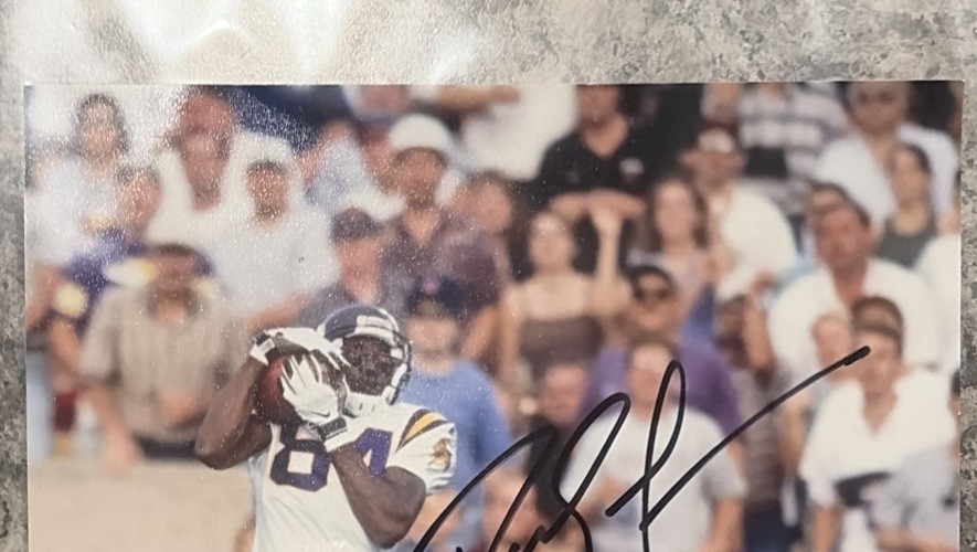 Randy Moss Minnesota Vikings AUTOGRAPHED 8x10 Photo “Straight Cash ...