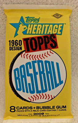 FACTORY SEALED 2009 TOPPS HERITAGE BASEBALL PACK - 8 CARDS | eBay