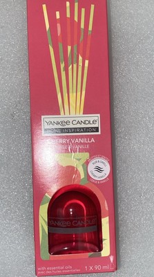 Yankee Candle Home Inspiration Reed Diffuser 90ml Essential Oils Cherry ...
