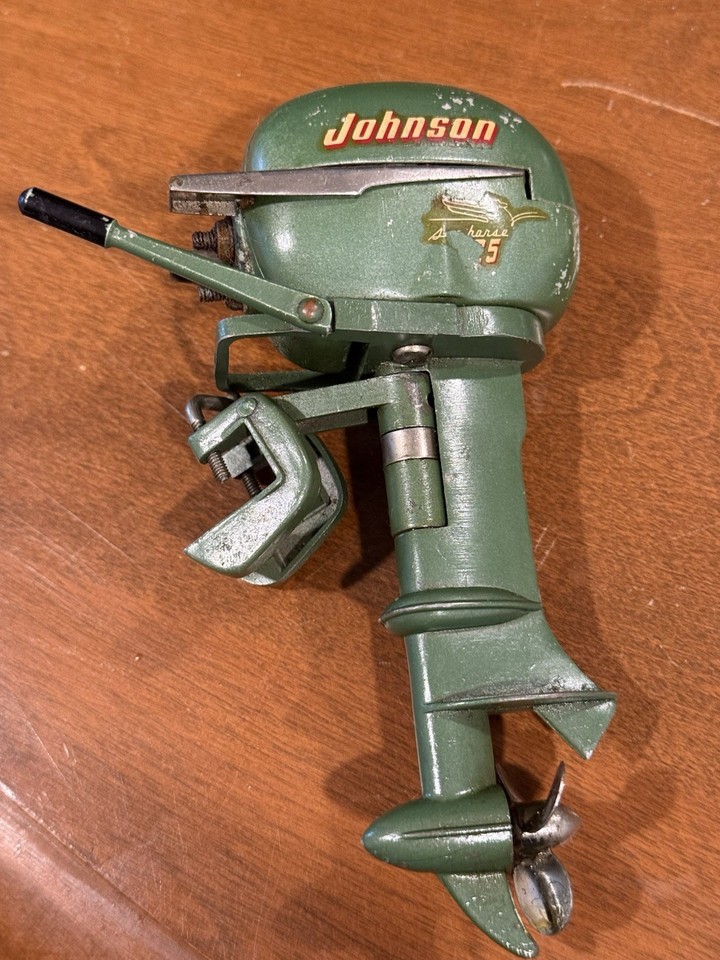 1950s k&o Evinrude & Johnson Toy Outboard Motor Battery Operated | eBay