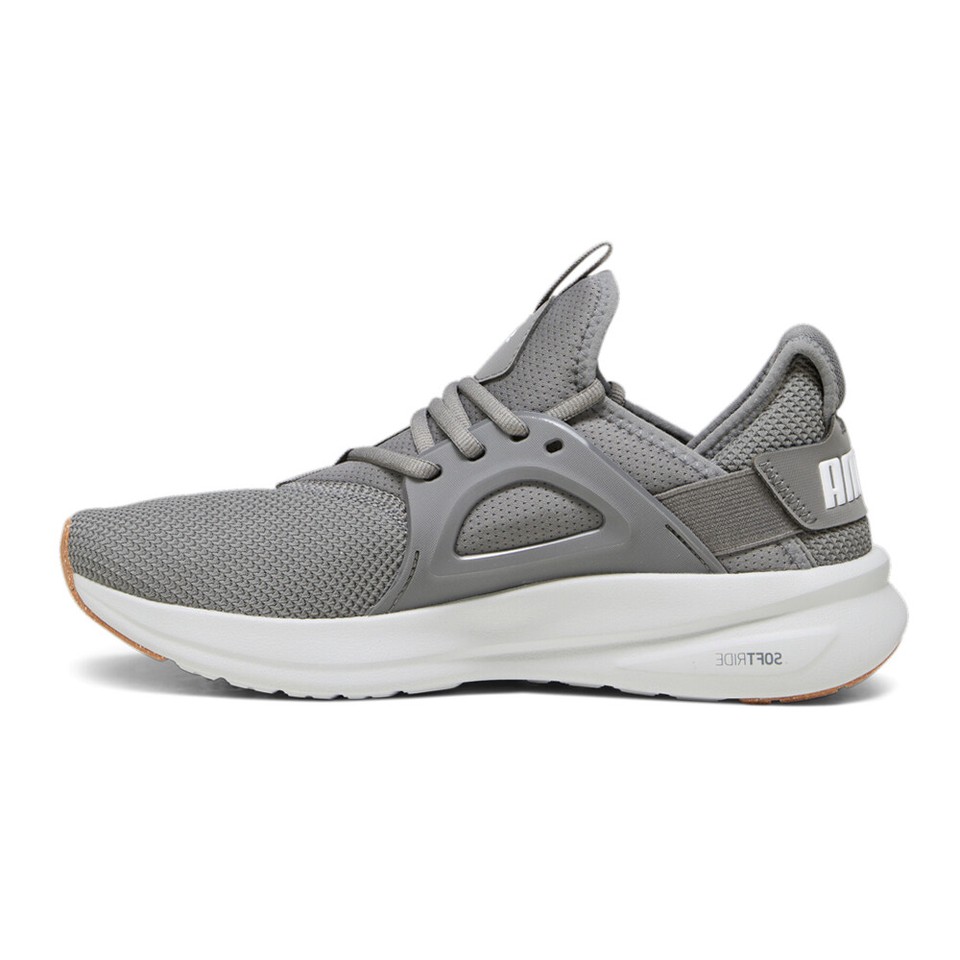 PUMA Softride Enzo Evo Better Remix Logo Lace Up Womens Grey Sneakers ...