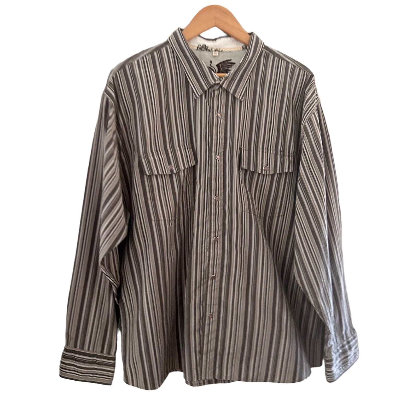 Vintage Scully Western Shirt Diamond Pearl Snap Butto… - Gem