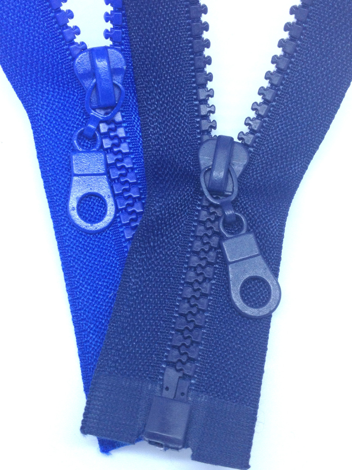 Chunky Open Ended Zip Plastic Teeth - NAVY - BLUE Choice of 7 zipper ...