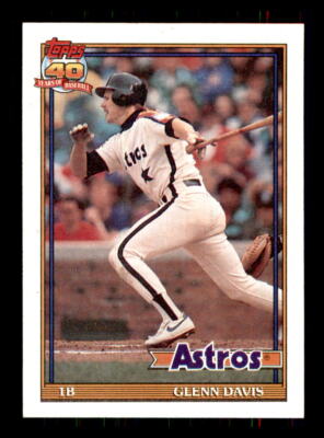 1991 Baseball Topps Glenn Davis Houston Astros #350 | eBay