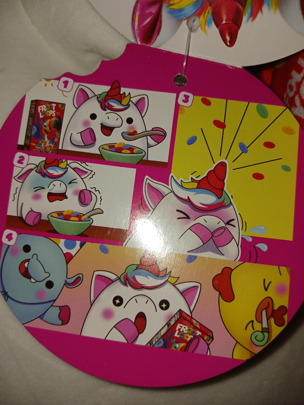 NWT Zuru Snackle Richard The Unicorn 14” Plush w/ FROOT LOOPS Snackles ...