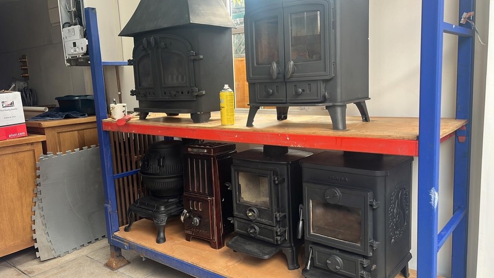 Villager A Range Stove, 16KW Boiler Stove wood burner (log,wood+burner ...