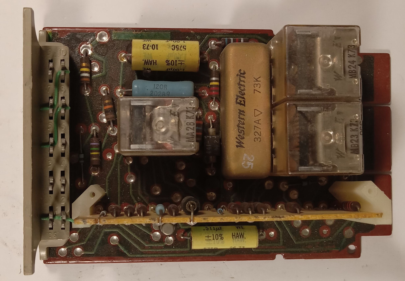 1 USED WESTERN ELECTRIC 400D SD-69513-01 LINE CARD UNB ***MAKE OFFER ...