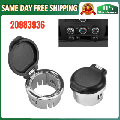 New Dash Power Outlet Cover Fit For 2007-2013 Silverado Sierra Tahoe ...