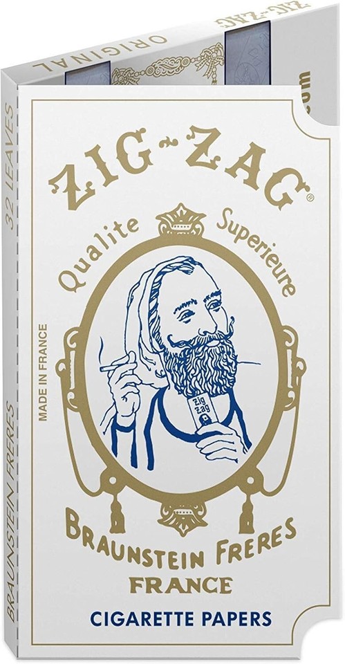 ZIG-ZAG Rolling Papers Original White 70mm Size (24 Booklet Carton) | eBay