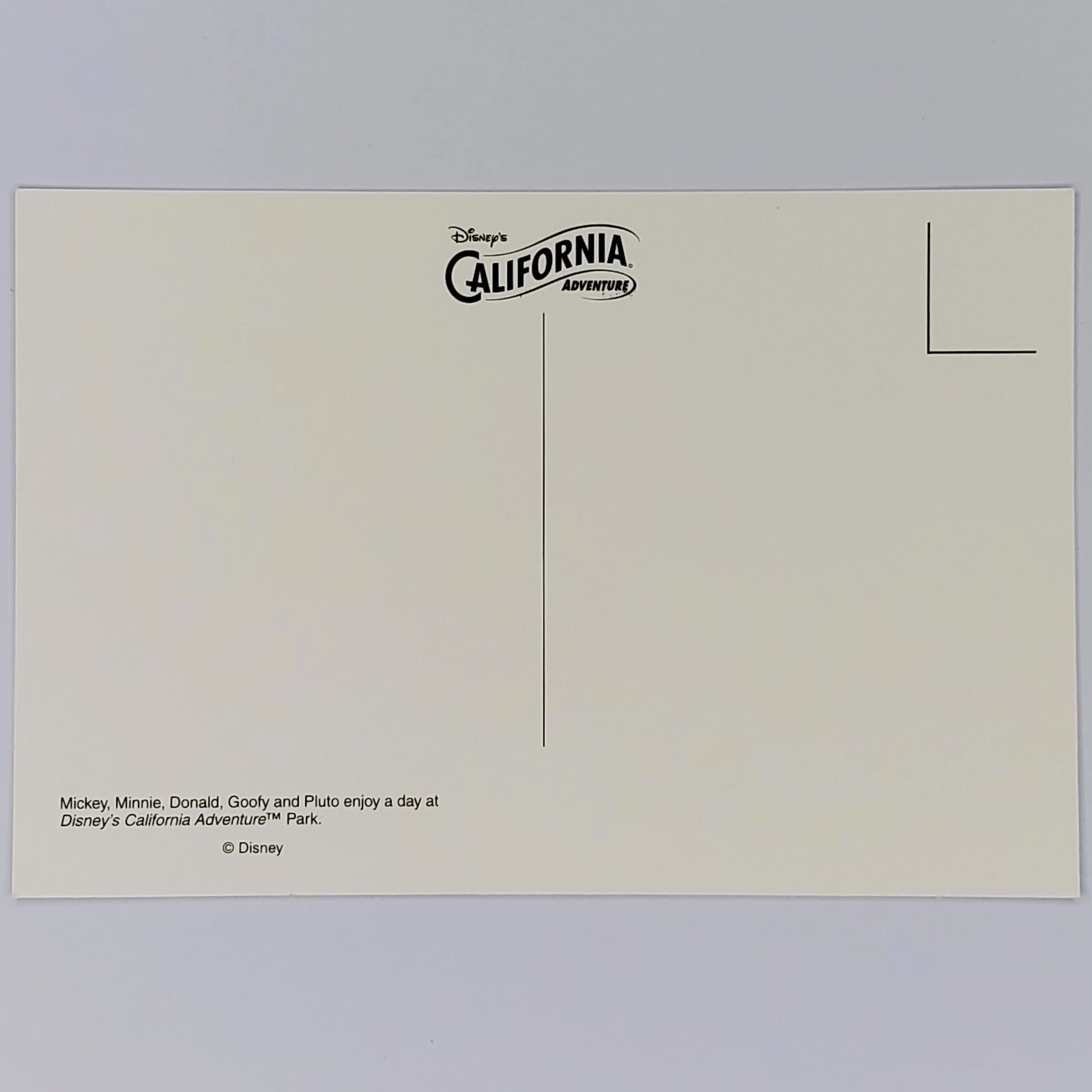 Disney's California Adventure Postcard California Screamin Maliboomer ...