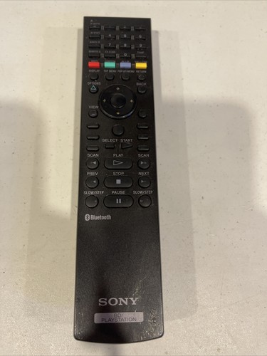 Sony BD Playstation Remote Control PS3 OEM Genuine Blu-Ray DVD CECHZR1U ...