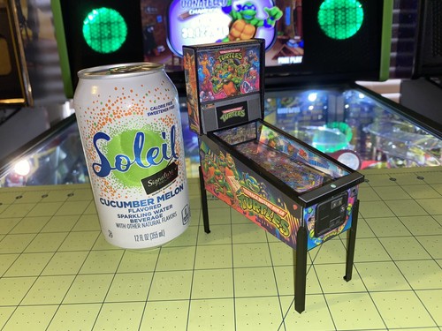 Replica Stern “Teenage Mutant Ninja Turtles” Pinball Machine 1:13 Scale ...