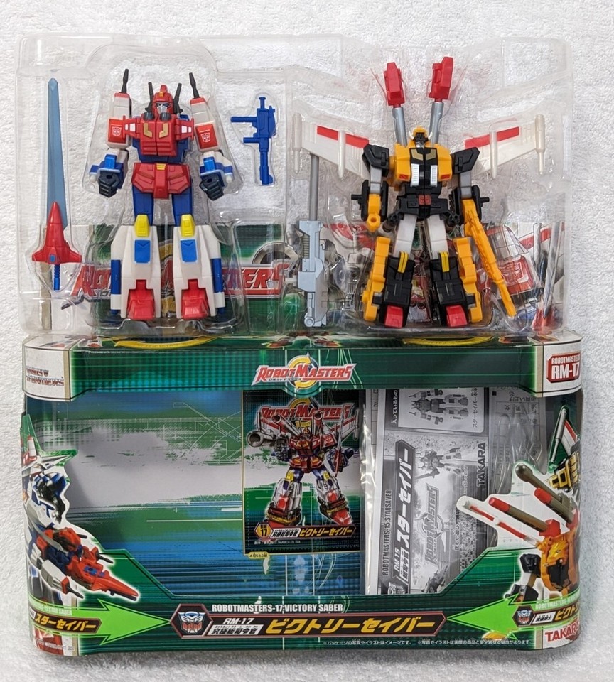 Transformers RobotMasters RM-17 Victory Saber G1 Takara Japan 💯 Star ...
