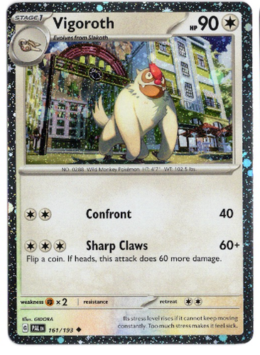 Vigoroth 161/193 Cosmos Holo Paldea Evolved Pokemon Card | eBay