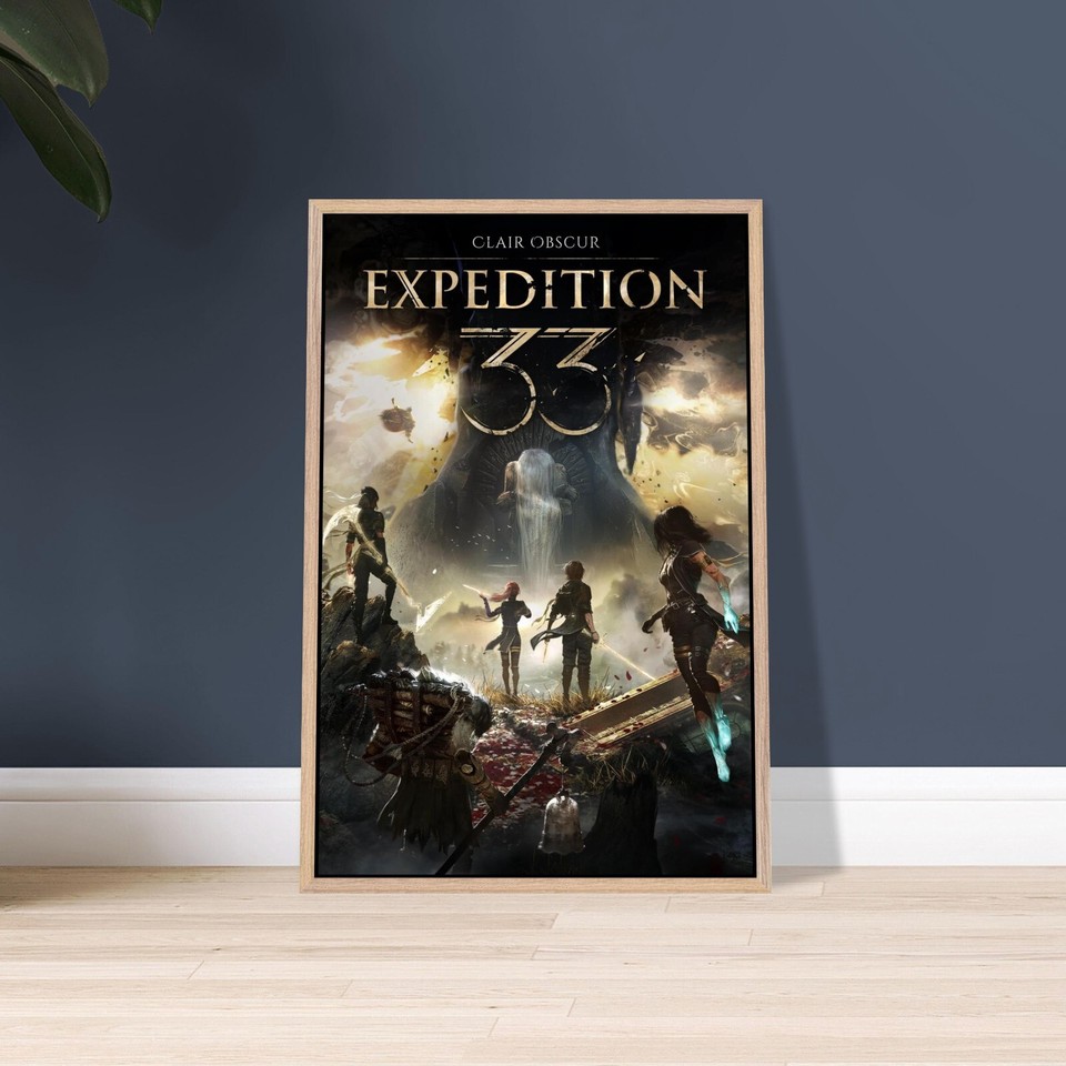 CLAIR OBSCUR EXPEDITION 33 GAMING POSTER 24X36 FRAMED POSTER - FANTASY ...