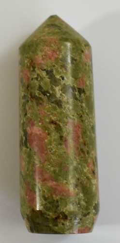 Unakite Tower Natural Green Pink North Carolina USA Olivine Crystals ...