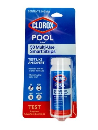 Clorox Pool and Spa My Pool Care Assistant Test Strips (Pack of 50) for ...