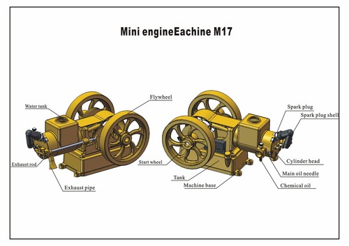 Hit and Miss Complete Engine Model M17 model | eBay